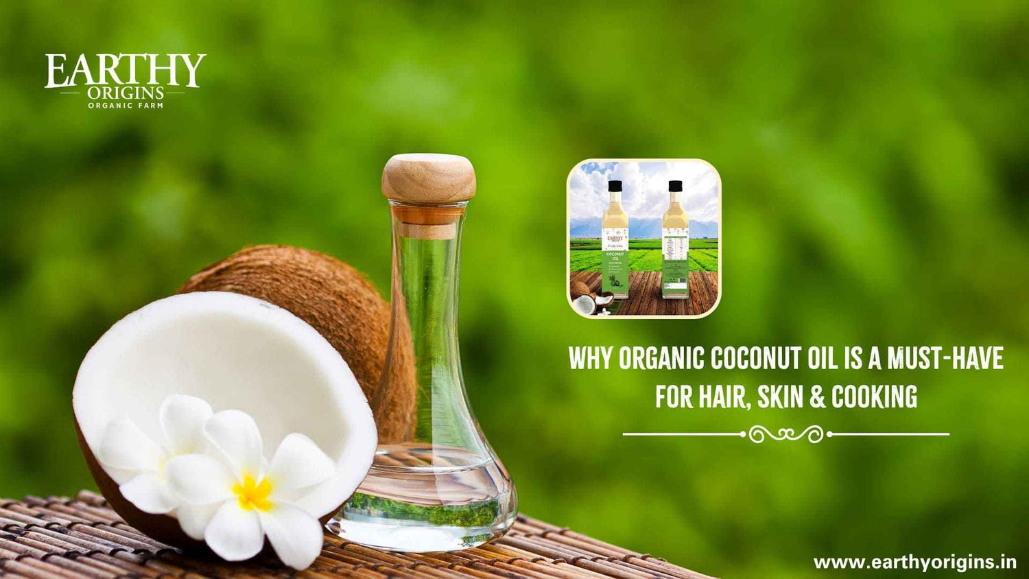 Why Organic Coconut Oil Is a Must-Have for Hair, Skin, and Cooking